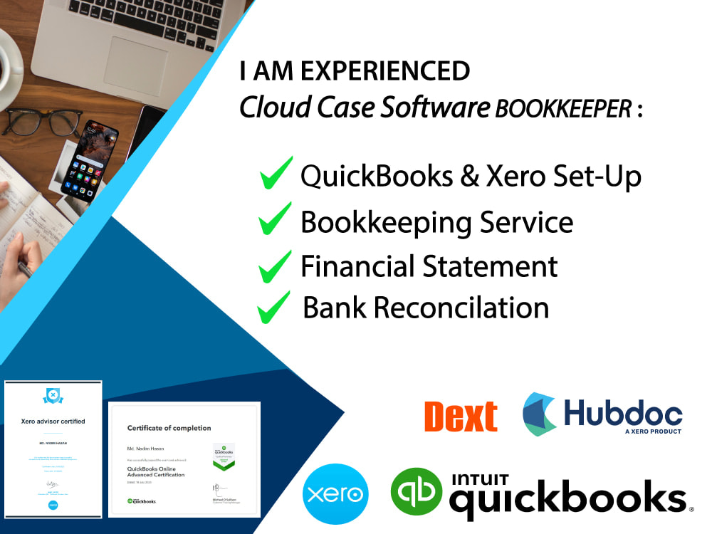 Bookkeeping services using Cloud base software | Upwork