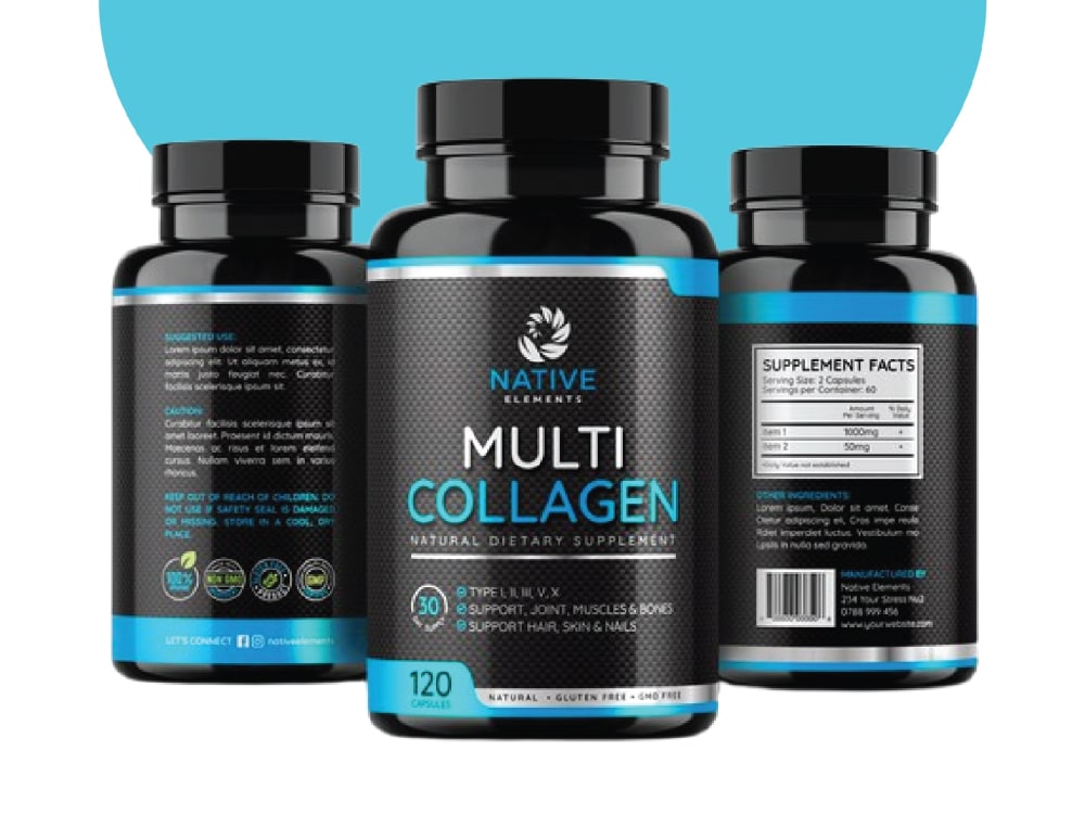 Effective supplement label design and product packaging | Upwork