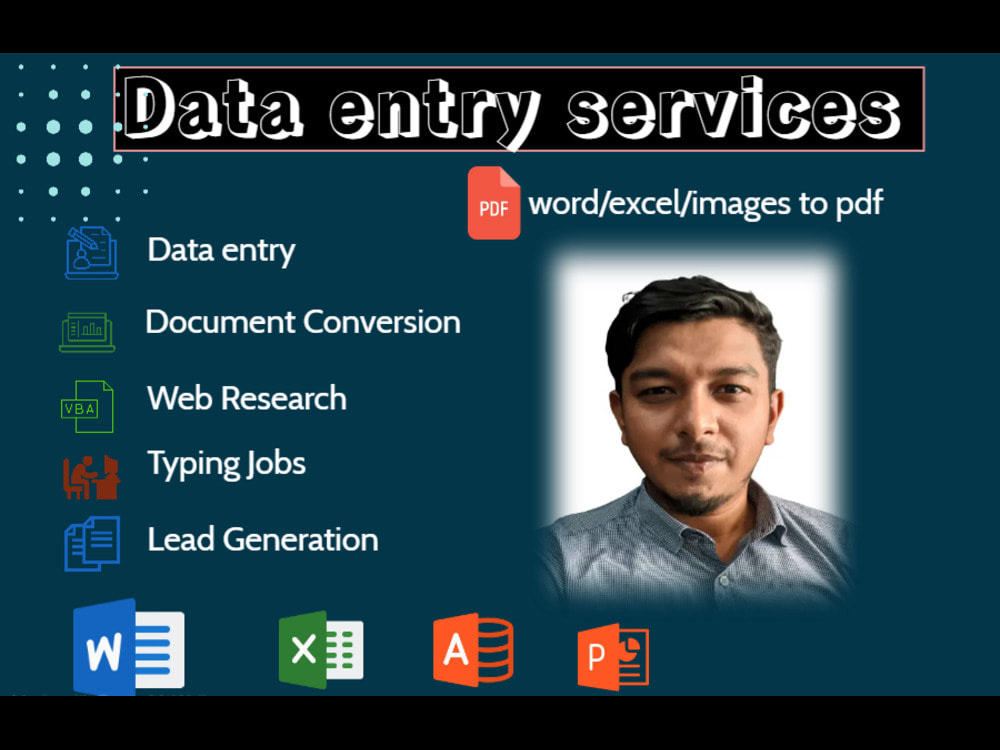 Data entry, web research, typing, copy-paste & virtual assistant. | Upwork