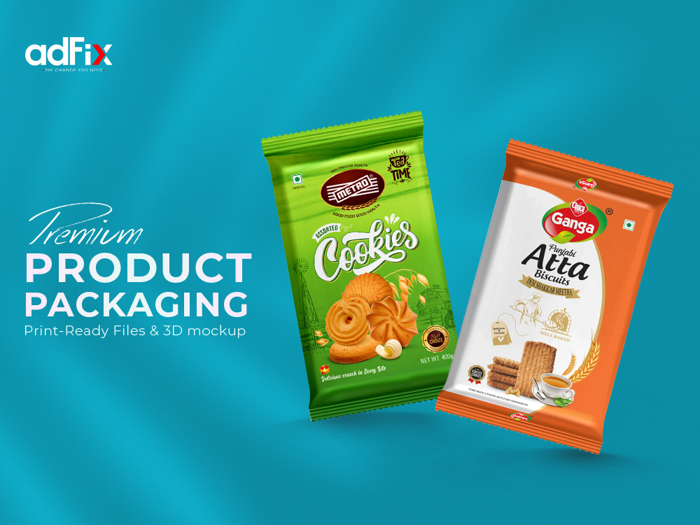 An elegant, Eye-catchy Premium Product Packaging Design with 3D Mockup ...