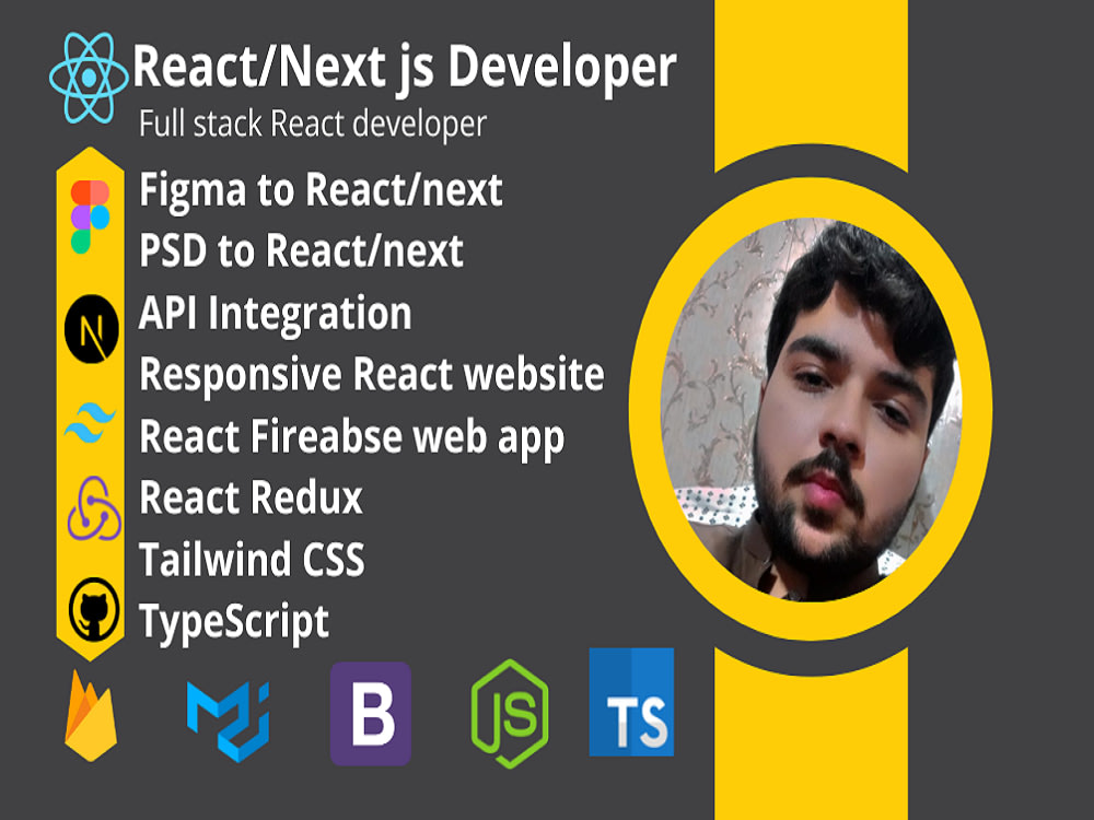 Fullstack React Developer React Redux Figma To React Next Js React Js Upwork