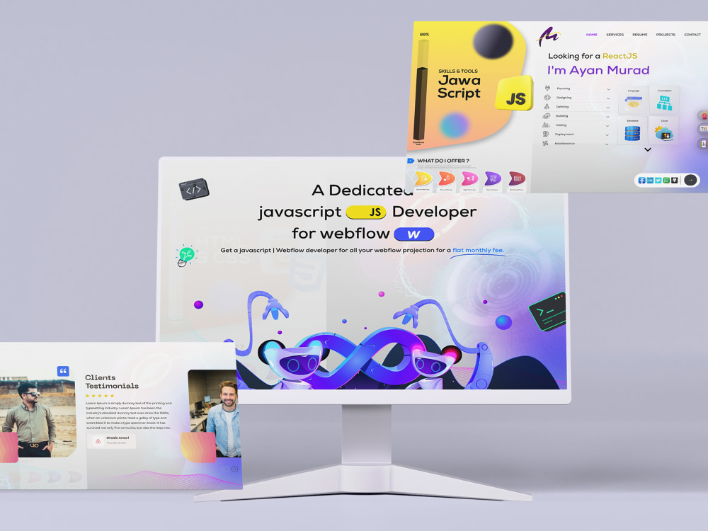 Dream website with reactjs fullstack development. | Upwork