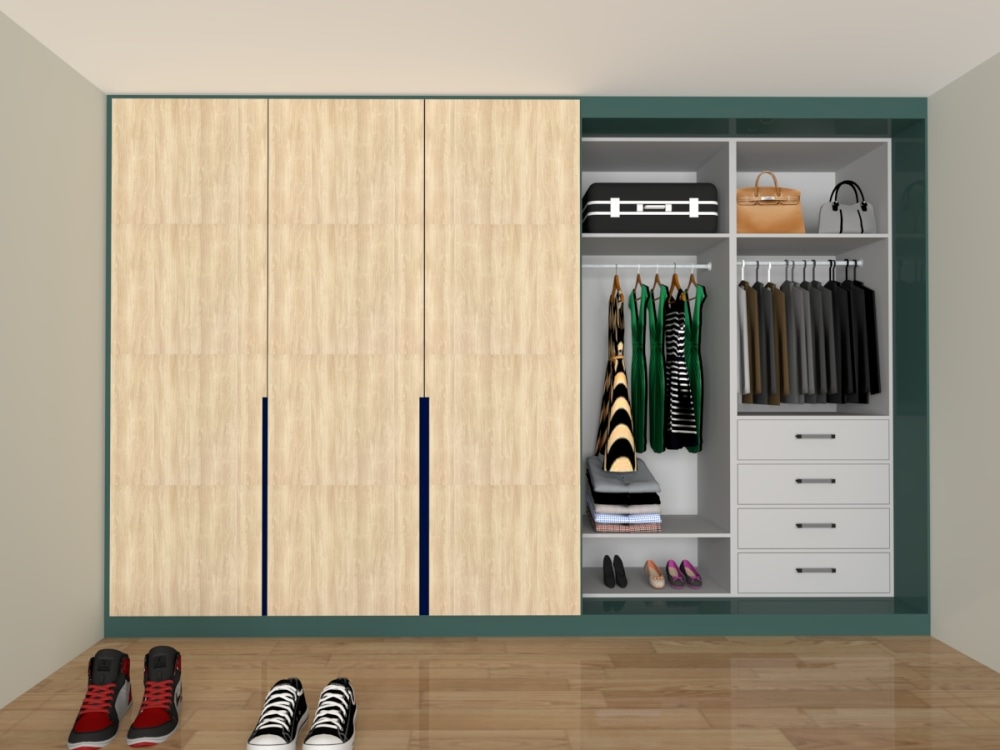 Walk-in closet design in 3d rendering | Upwork