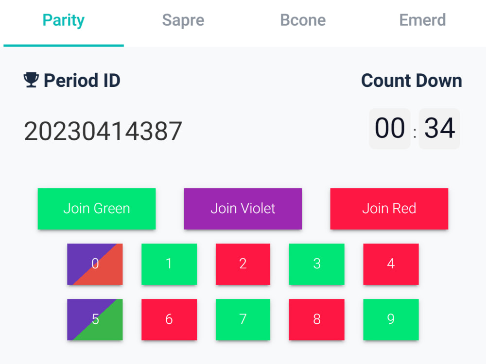 PHP Color Prediction Game Script With Admin Panel | Upwork