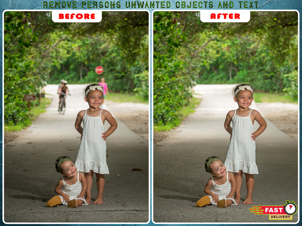 Object removed and removed people from your photo | Upwork