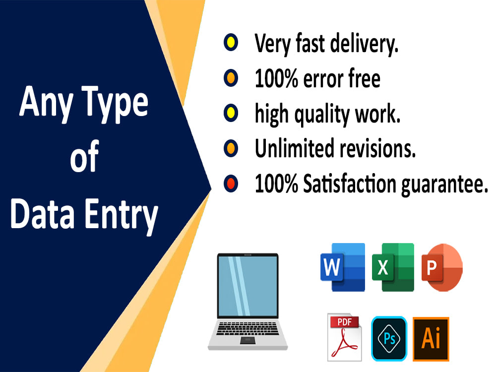 Data entry, Typing Expert, Text transcription, Web Research, PDF to word | Upwork