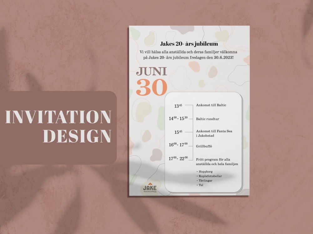 A professional invitation card design for you | Upwork