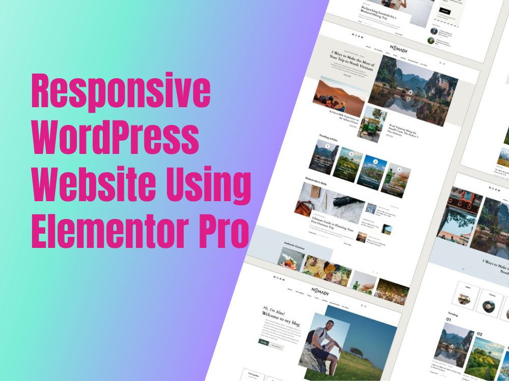 Responsive wordpress Website Using Elementor Pro | Upwork