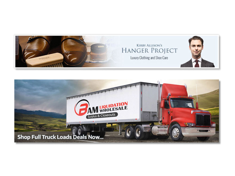 A professionally designed digital banner ad | Upwork