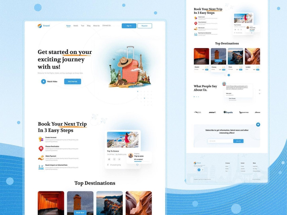 Landing Page Design In Figma | Upwork