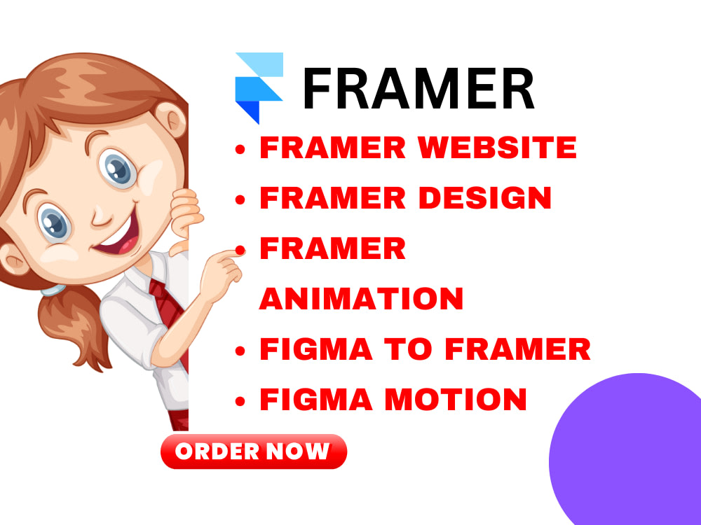 Framer website, framer animation, Figma to Framer, Framer Motion | Upwork