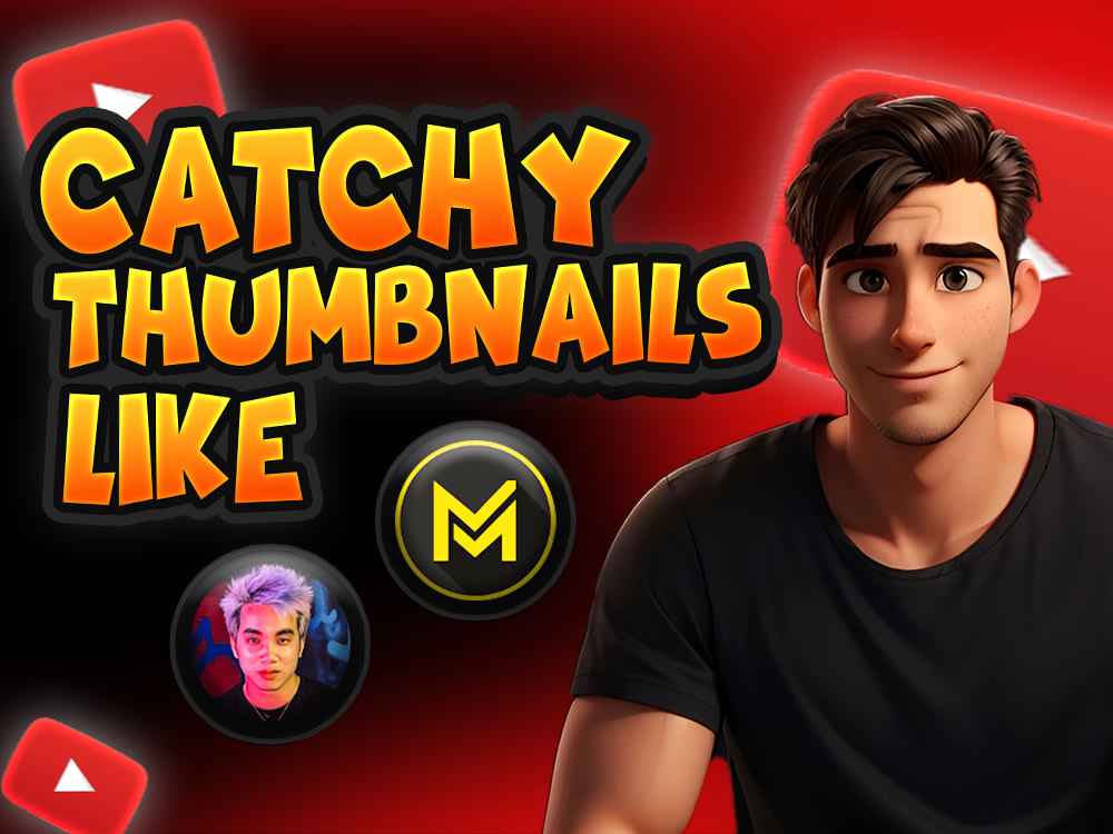 A thumbnail like Magnates Media , Jake Tran or Mr. Beast | Upwork