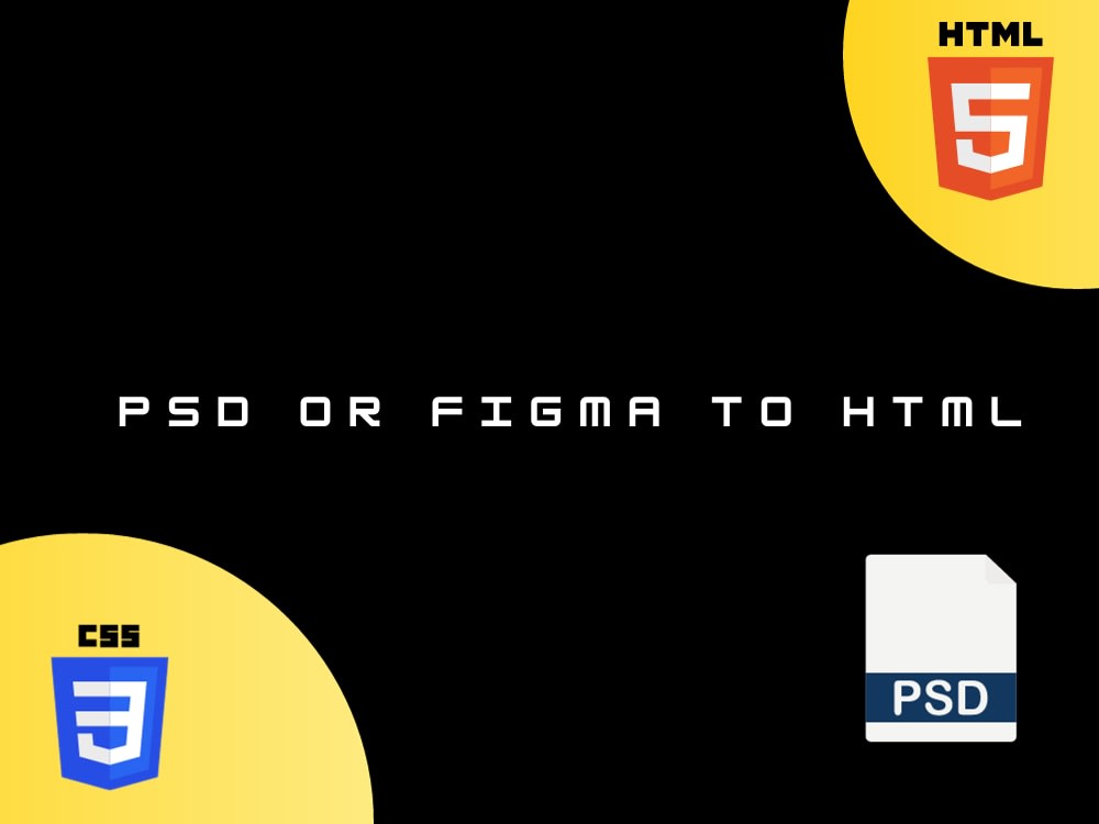 PSD to HTML and CSS web page | Upwork