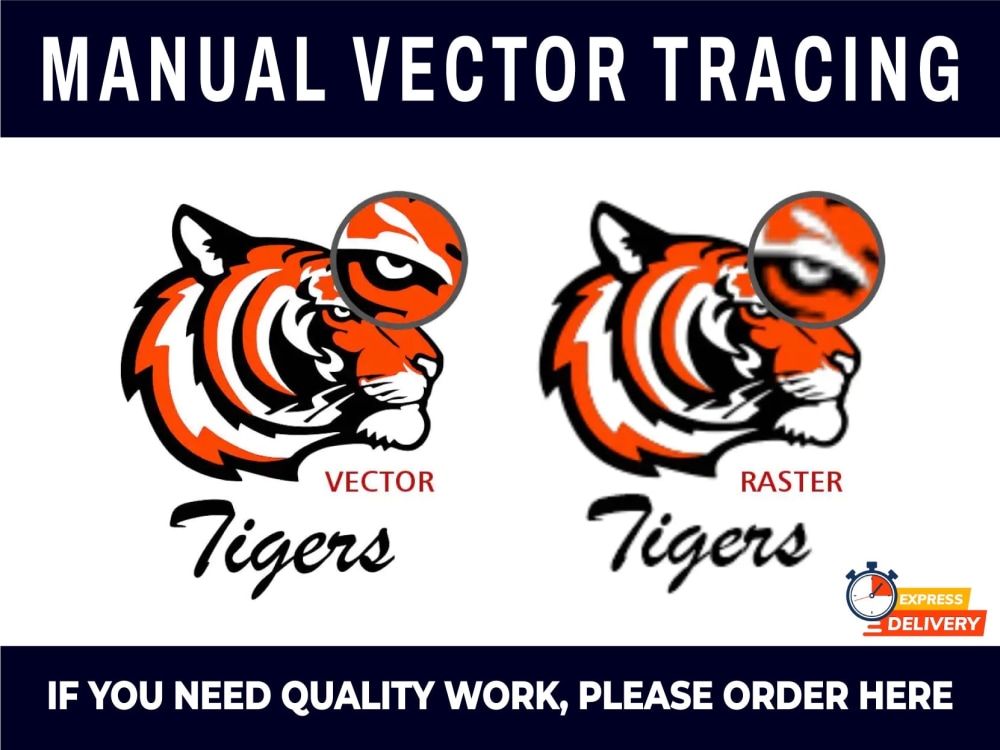 Vector tracing of any logo/image using Adobe Illustrator | Upwork
