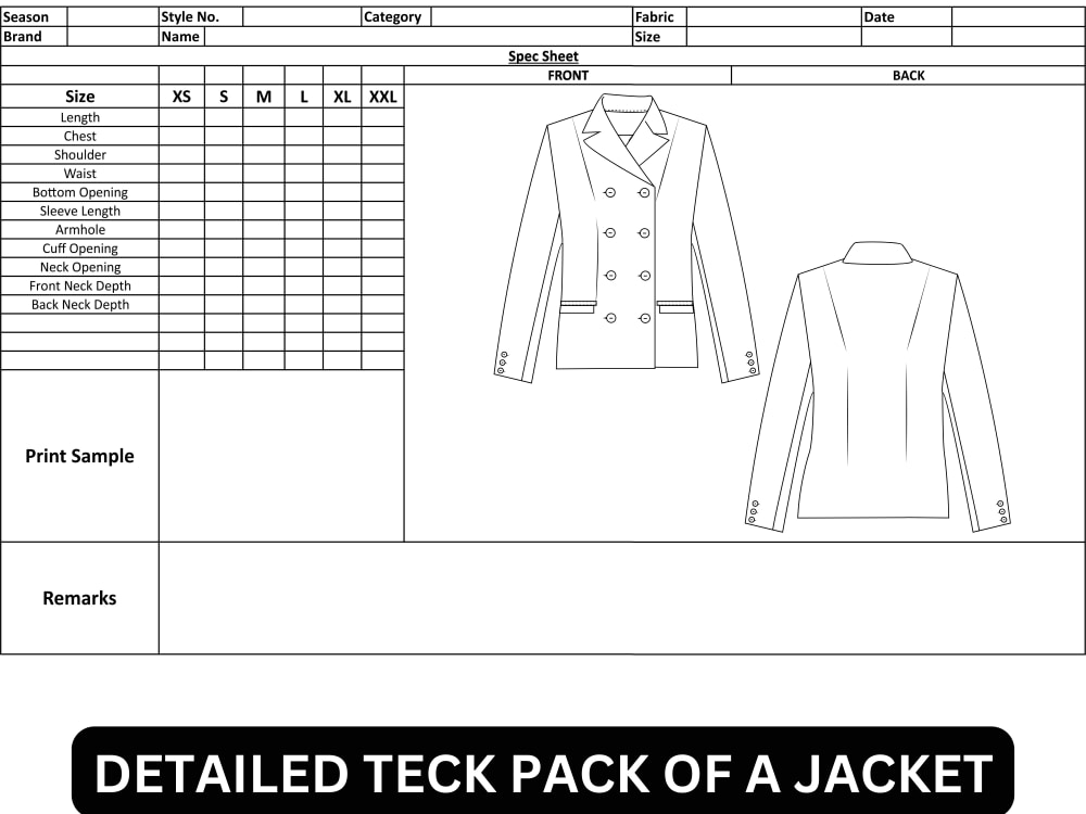 A Detailed Tech Pack for easy Understanding and Production | Upwork
