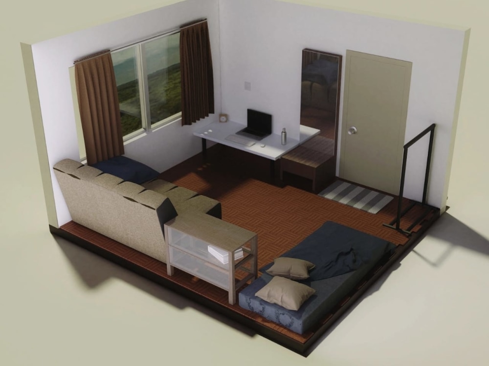 Awesome minimalistic 3D isometric design | Upwork