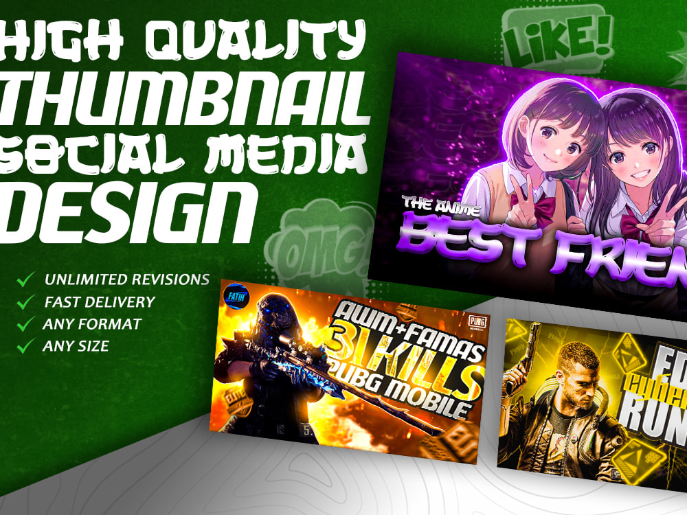 Amazing Eye Catching Thumbnails | Upwork