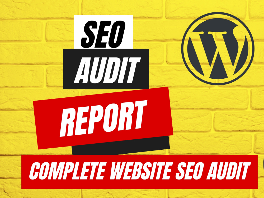 A Professional SEO Audit Report for your website with insights and ...