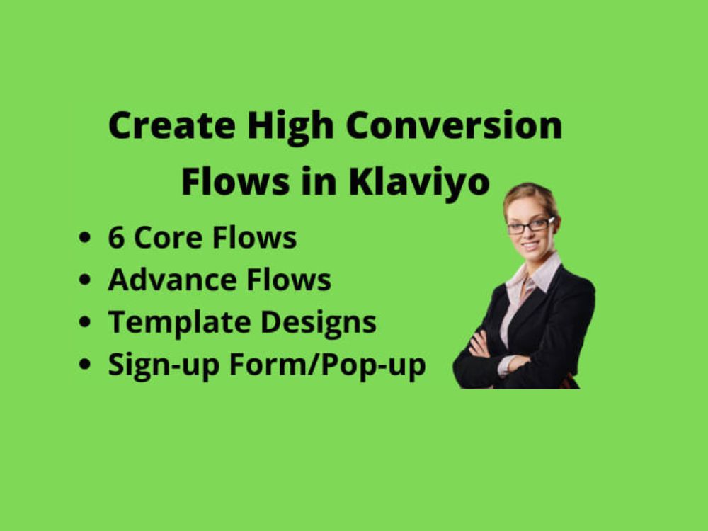 A standard setup of high conversion email flows in klaviyo | Upwork