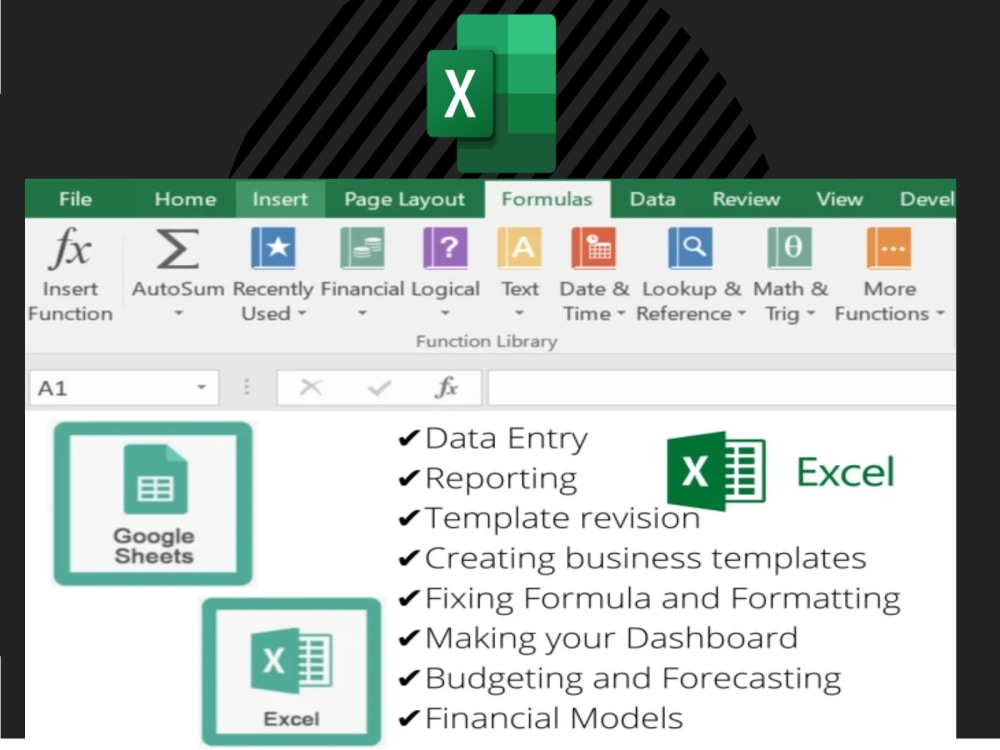 You will get Microsoft Excel, Google Sheets, formula, macro, script, automation expert | Upwork