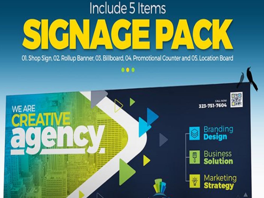 Unique design billboard | yard sign | signage | Packaging design ...