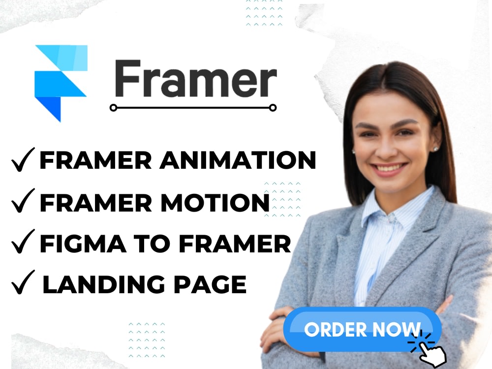 A framer website virtual assistant, framer animation and framer motion ...