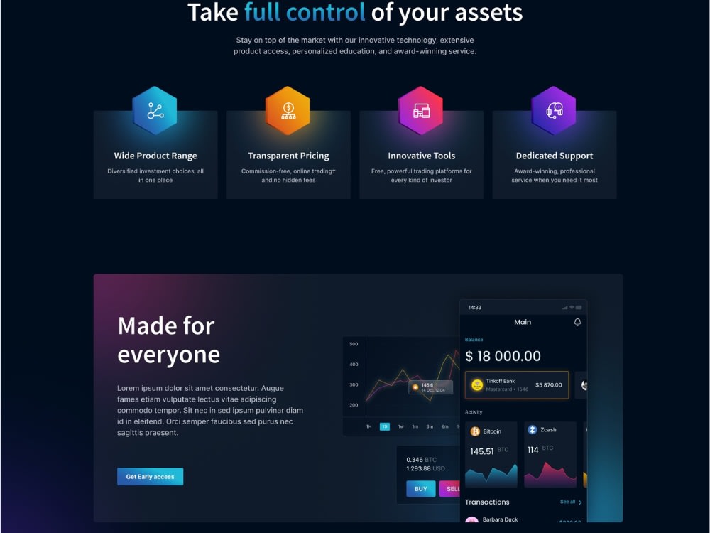 A fantastic UI Design Using HTML, CSS, JavaScript, and Bootstrap. | Upwork