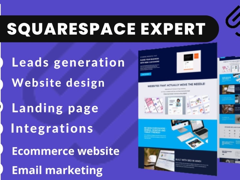 A well-designed and responsive Squarespace website to promote your business | Upwork