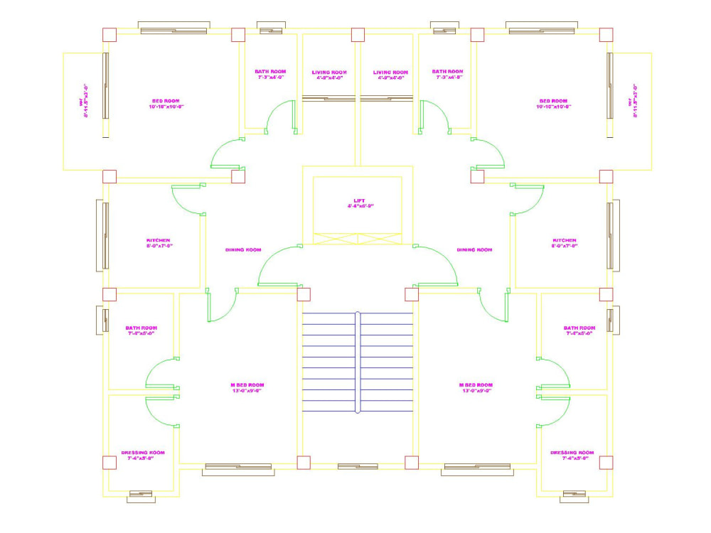 An amazing 2D floor plan for your house | Upwork