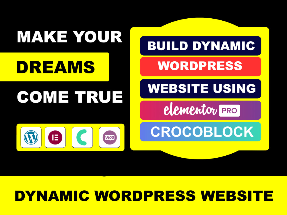 Dynamic WordPress website with Elementor and Crocoblock | Upwork