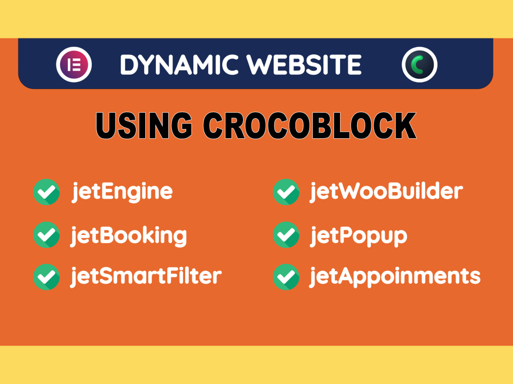 Dynamic WordPress website with Elementor and Crocoblock | Upwork