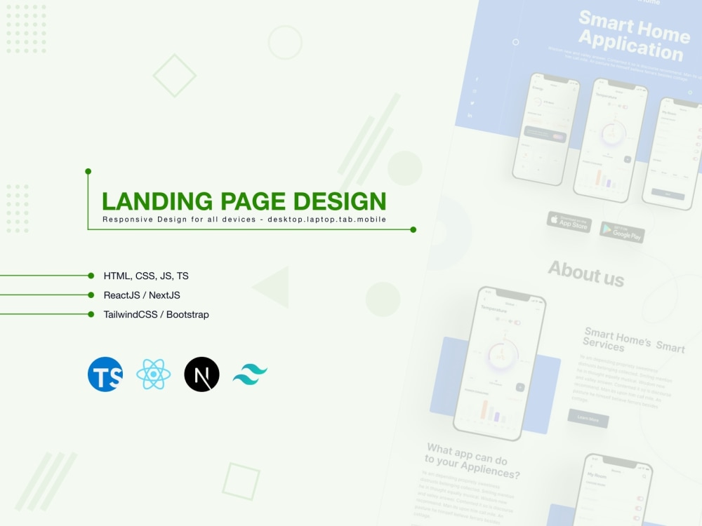 Full responsive website landing page | Upwork