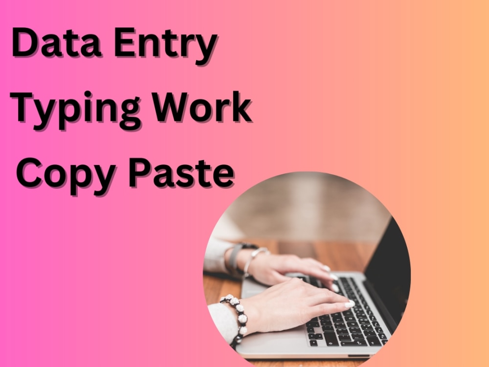 Accurate data entry, copy paste and typing job | Upwork