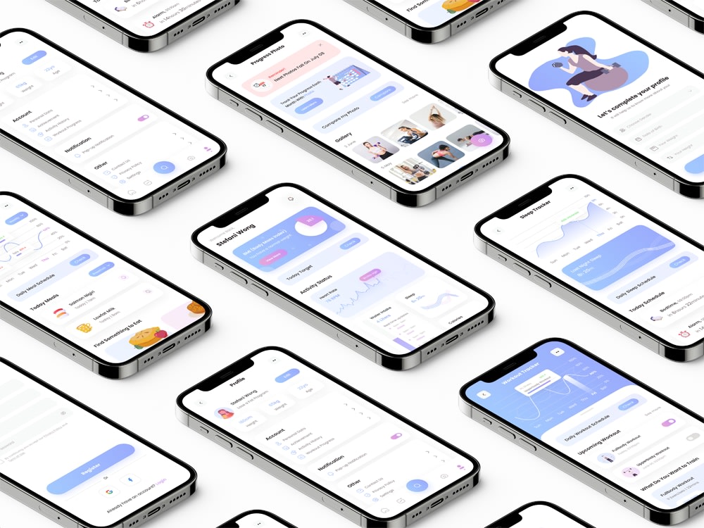 Mobile app UI UX design in XD, PSD, and Figma | Upwork