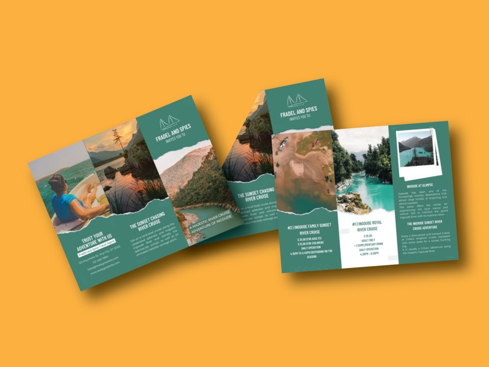 Custom brochure leaflets and pamphlets Design for Effective Advertising ...
