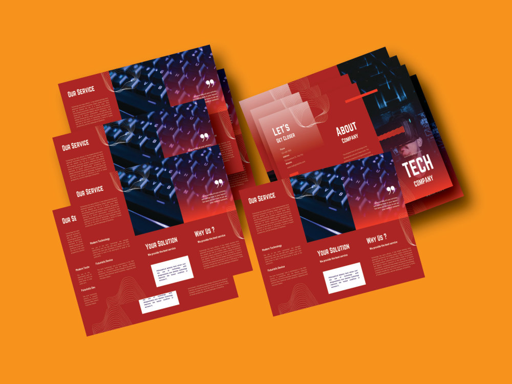 Custom brochure leaflets and pamphlets Design for Effective Advertising ...