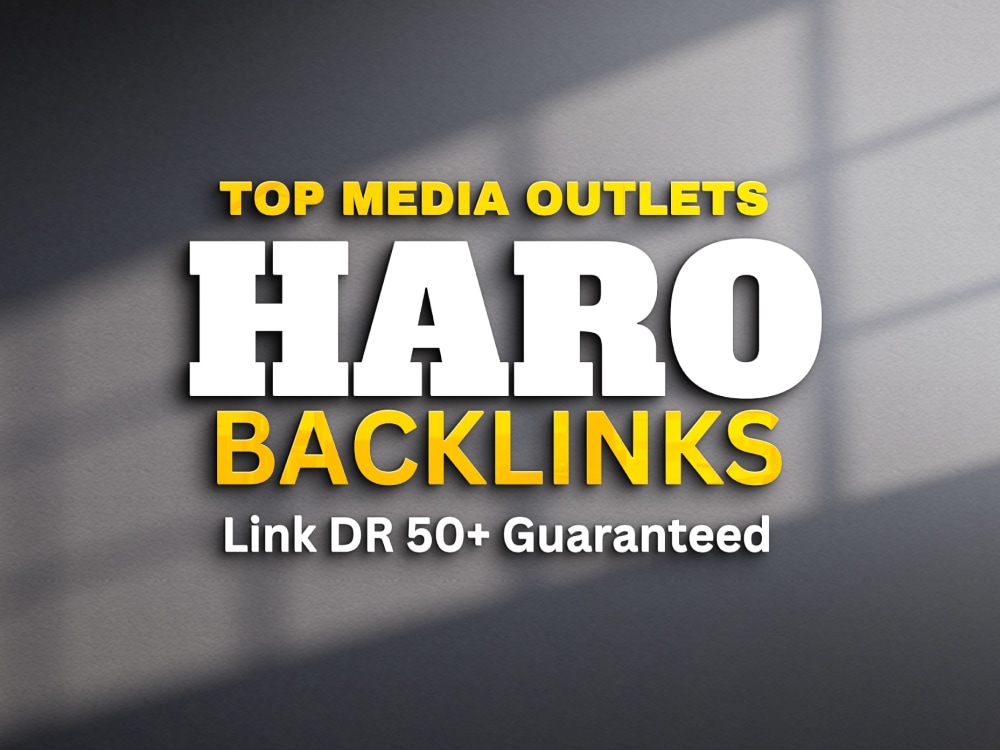 HARO Service for Top Media Outlets with guaranteed DR 50+ backlink | Upwork