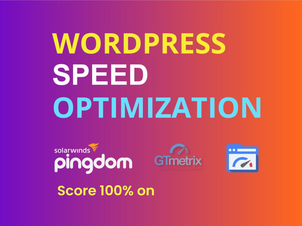 WordPress Website speed optimization | Web page speed optimize | Upwork