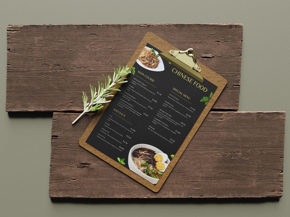 Attractive food menu,Modren,Proffessional and eye catching Resturant ...