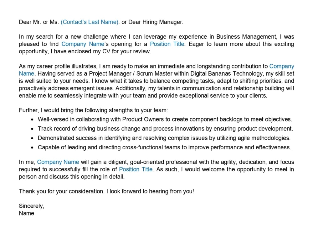 An ATS compatible resume and formal cover letter | Upwork