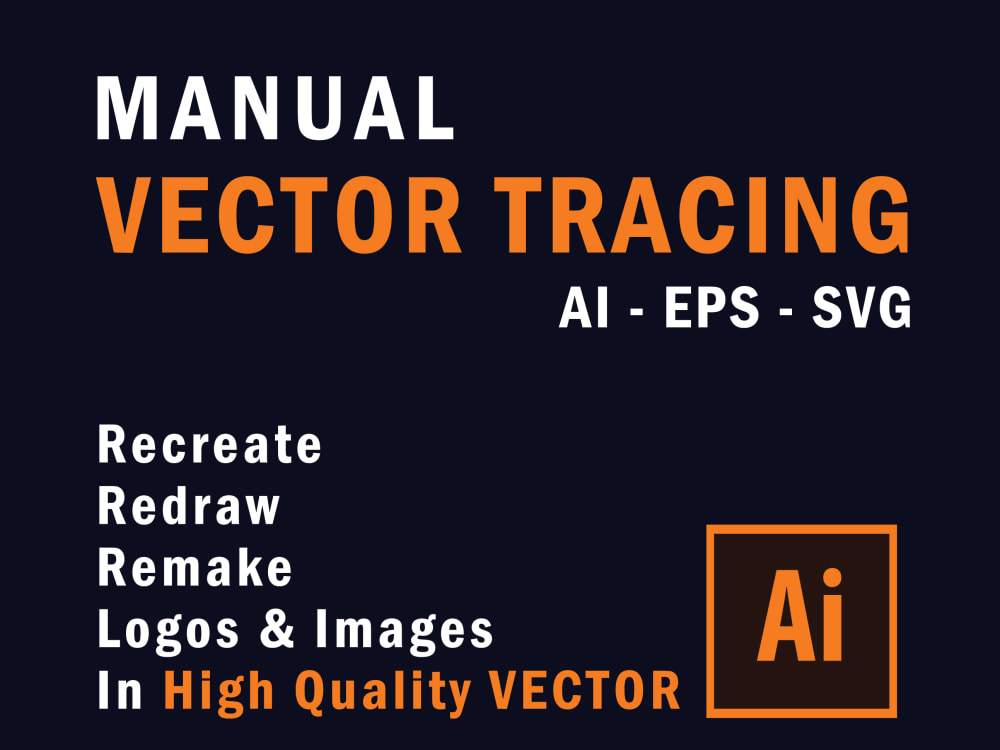 Vector tracing, Redraw, Remake, Recreate, Edit logo manually in Vector | Upwork