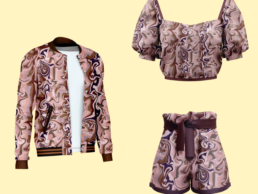 Trendy seamless patterns/ repeated prints for clothing | Upwork