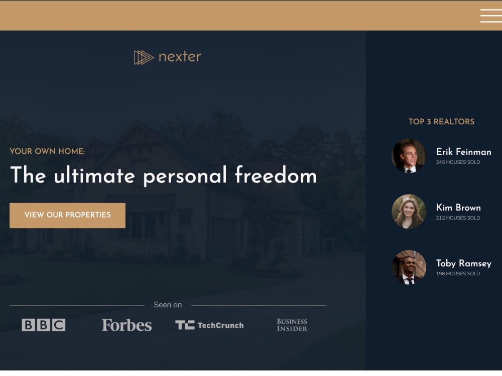 Website single page, multipage on a frontend site | Upwork