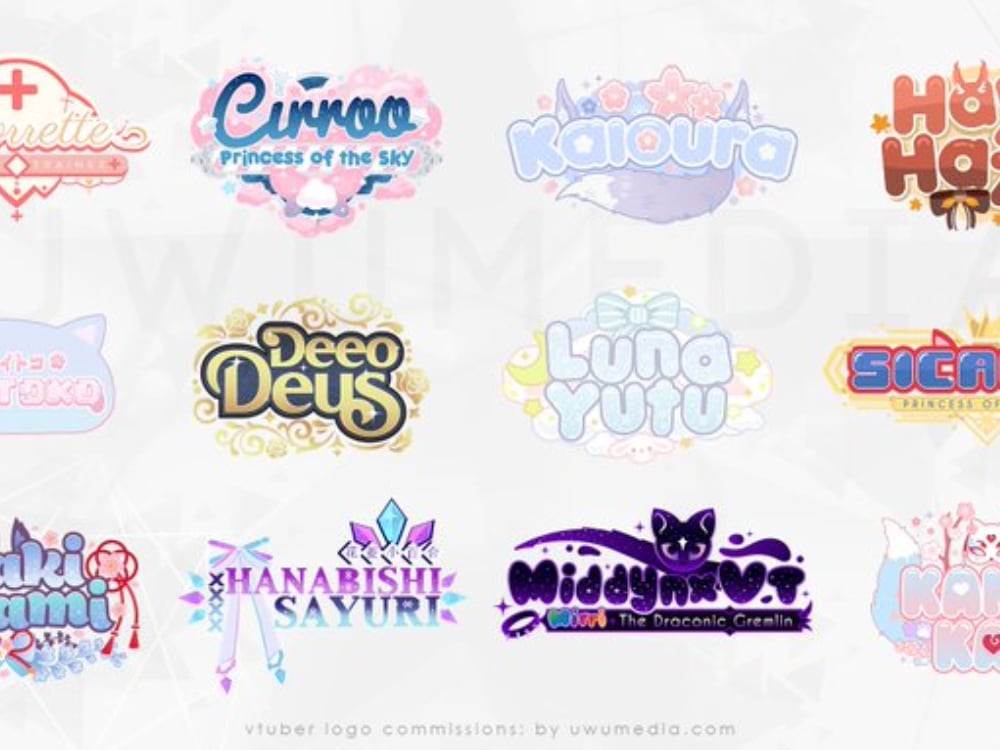 A unique logo for twich vtuber streams and avatars | Upwork