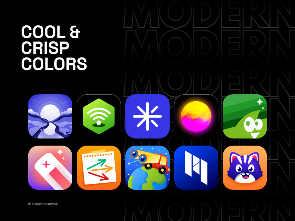 A Modern App Icon for your Apple iOS/MacOS/Android and other platforms ...