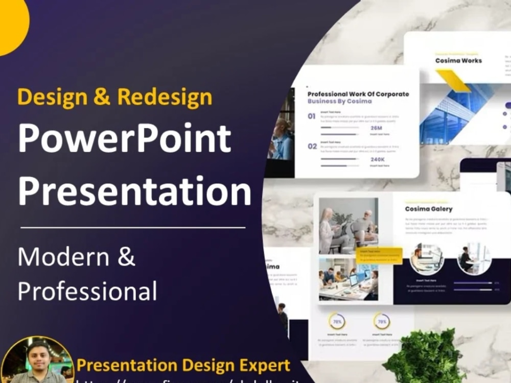 A professional design or redesign of a PowerPoint presentation | Upwork