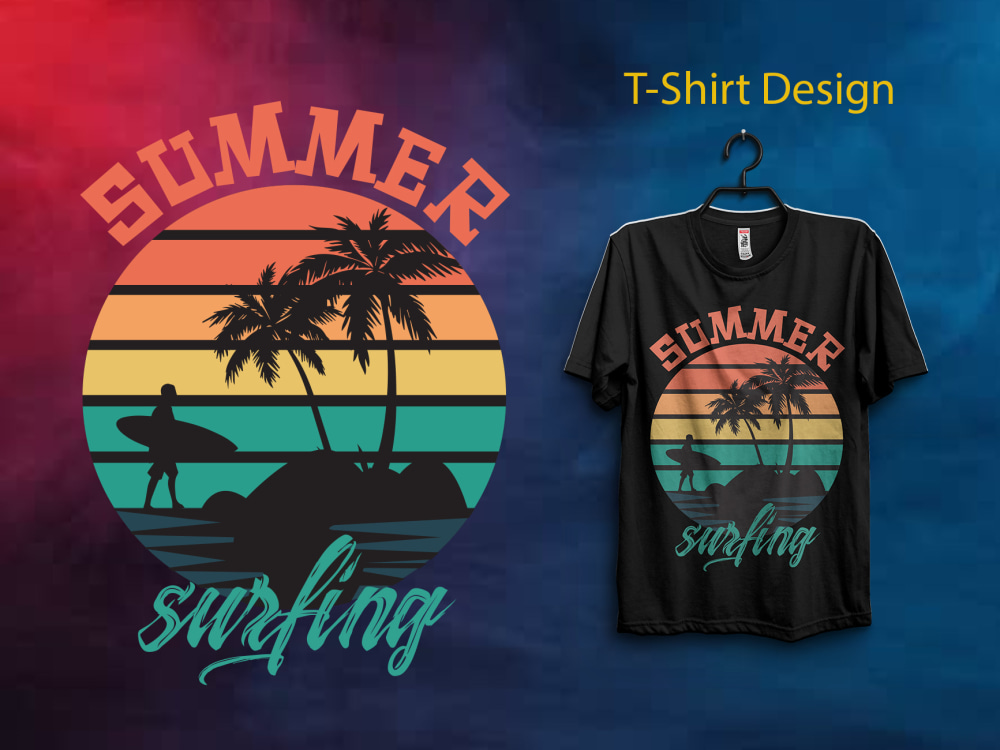 Design custom t-shirt adventure outdoor | Upwork