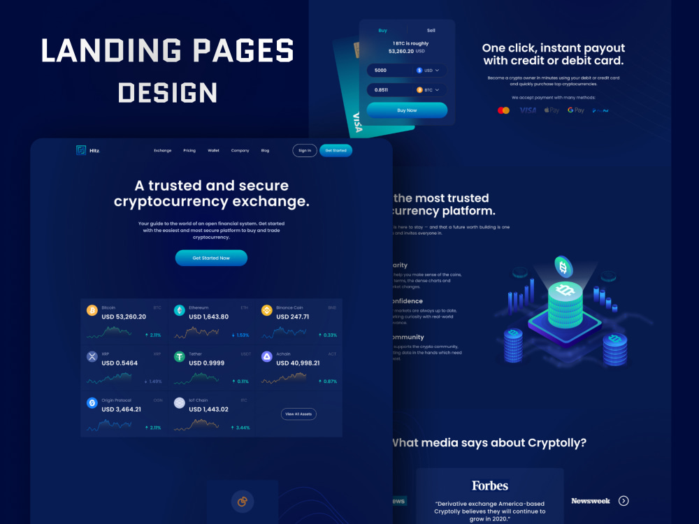 Responsive Landing Page Design | Website Design | UIUX Design | Upwork