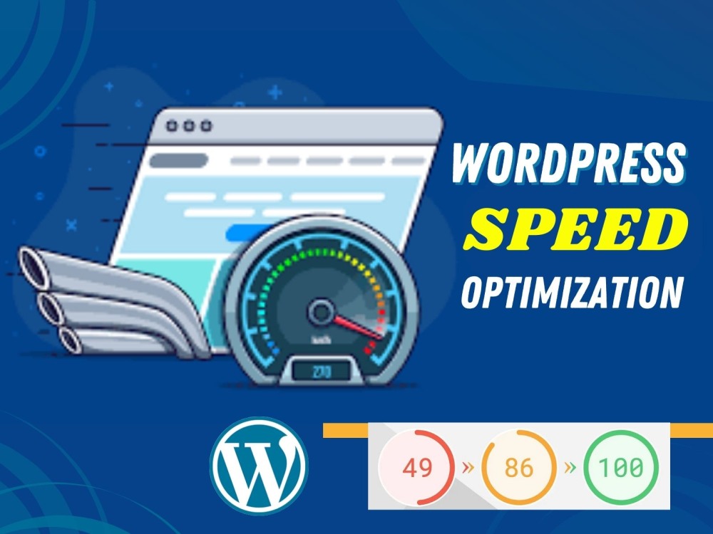 Increase wordpress speed up website speed optimization | Upwork