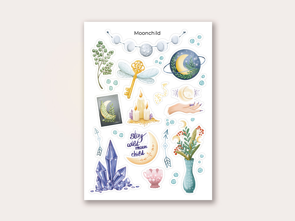 Digital stickers for print or social media | Upwork